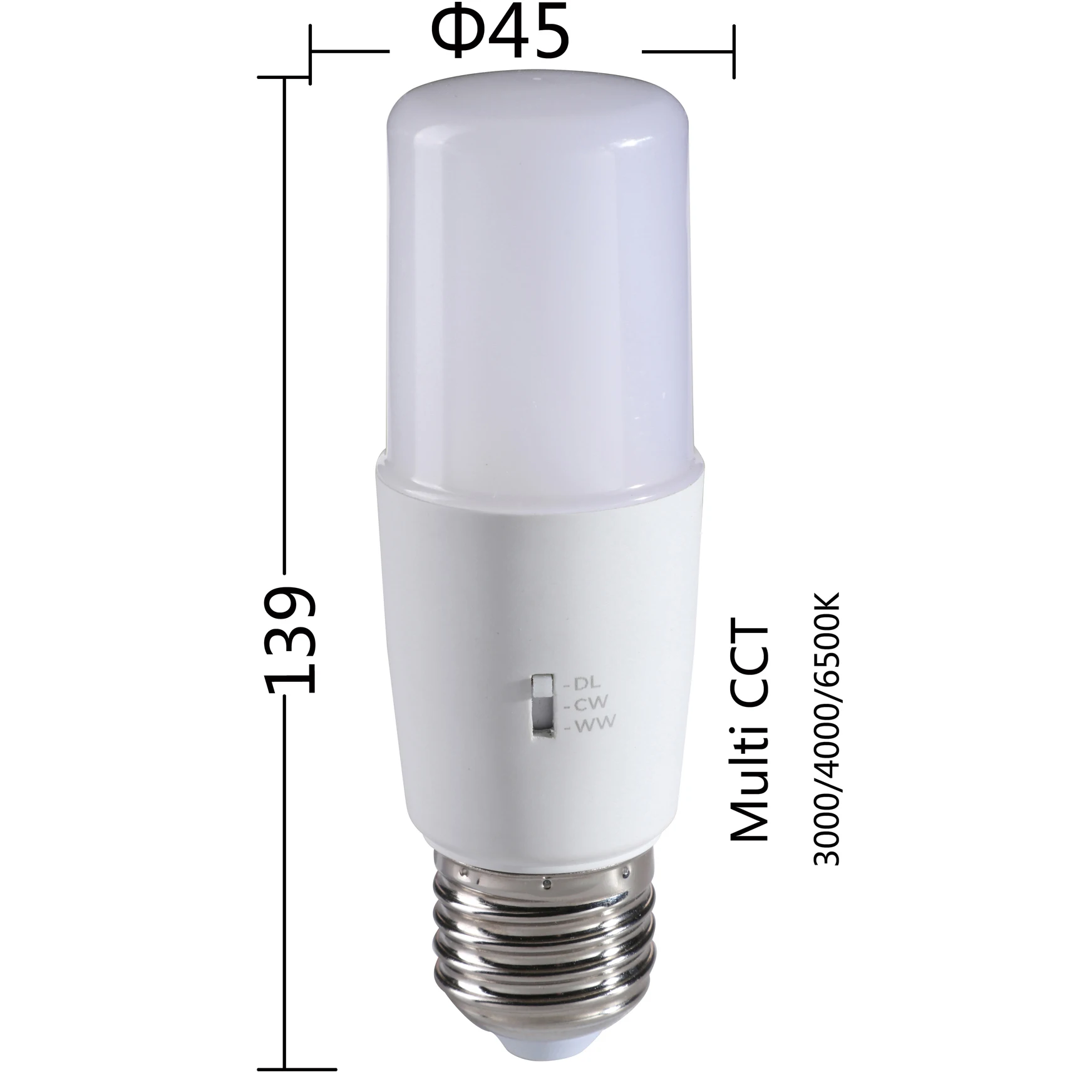 3 CCT Dimmable PL Light 8W/12W T Shape LED Bulb by SUNSING