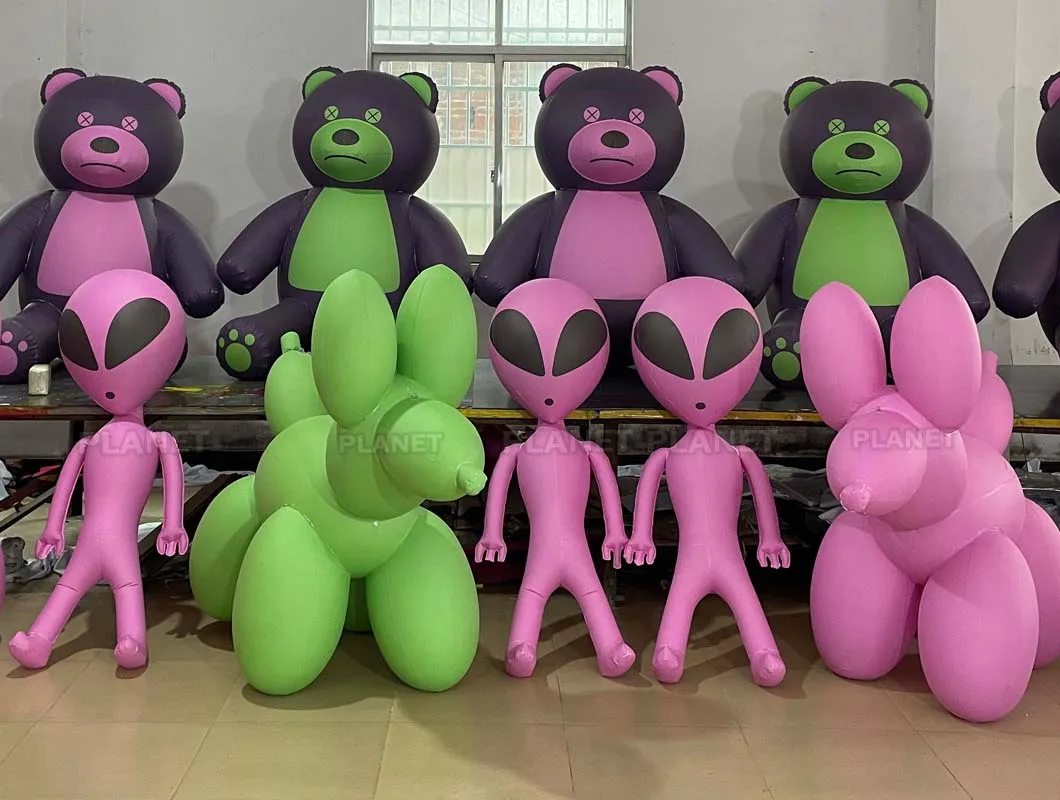 Giant Custom Advertisement PVC Inflatable Alien Balloon