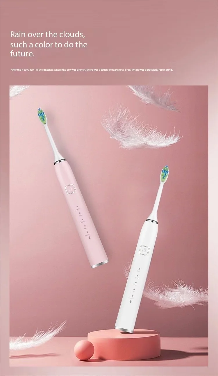 Wireless Charger Sonic Electric Automatic Toothbrush With Multiple ...