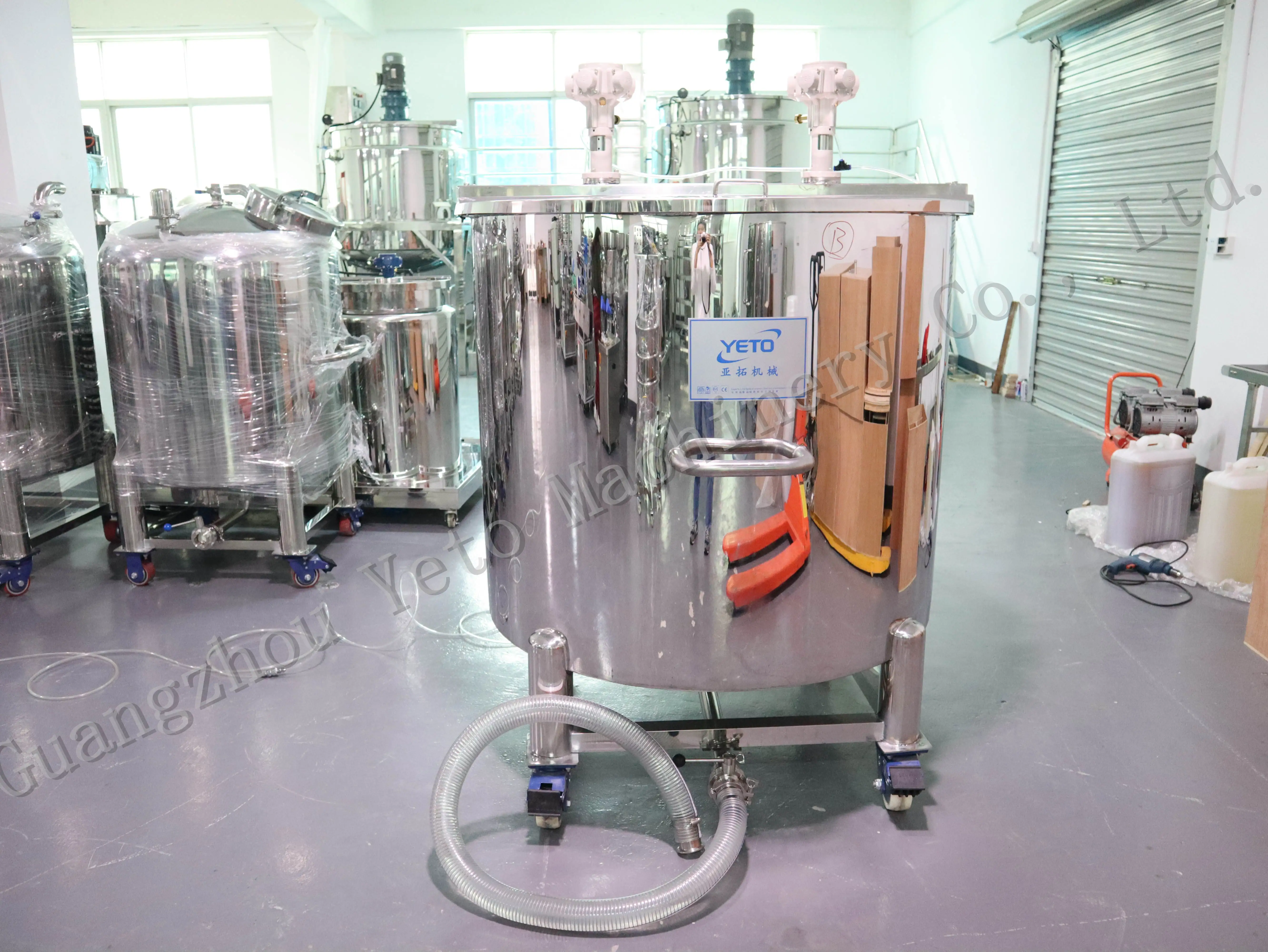 Small Perfume Mixing Machine - Pneumatic Agitator Vessel
