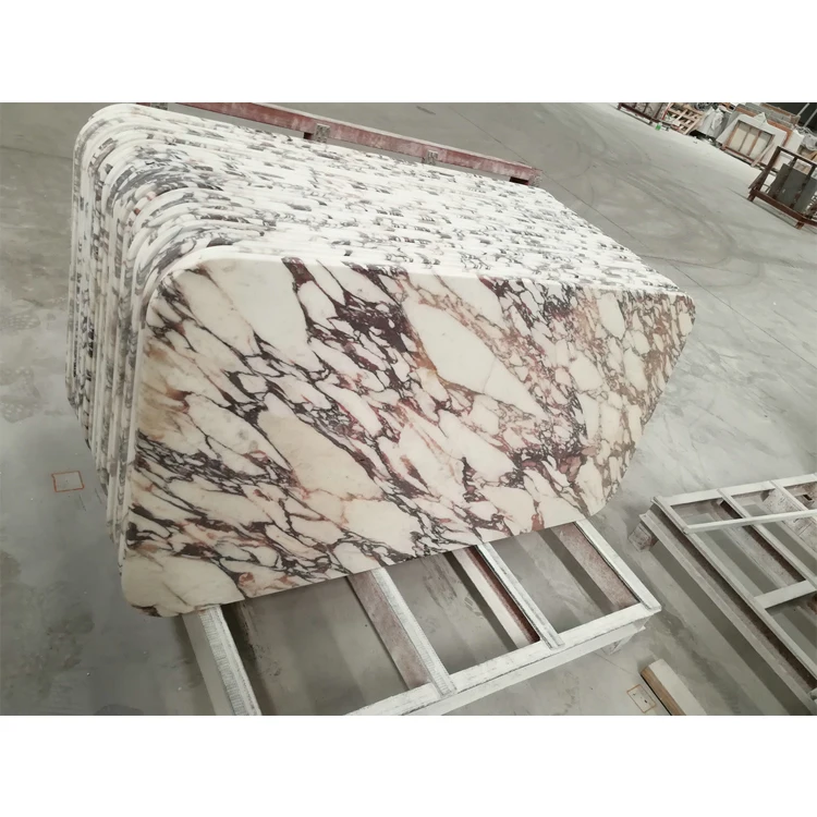 Custom Calacatta Viola Marble Tables - Luxury & Style