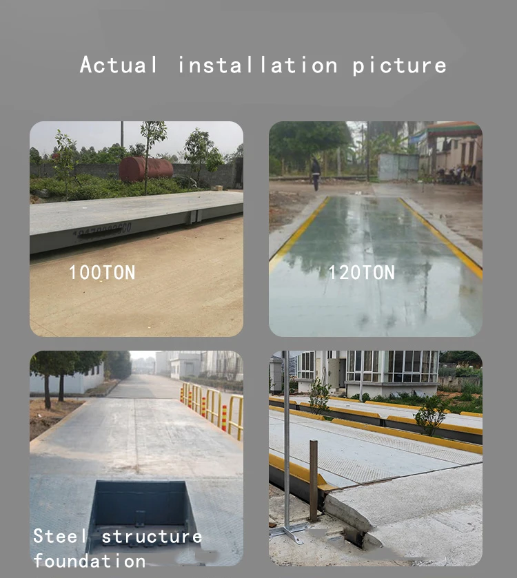 Standard Truck Scale 80 Ton 3m*18m Vehicle Weighing Weighbridge Truck ...