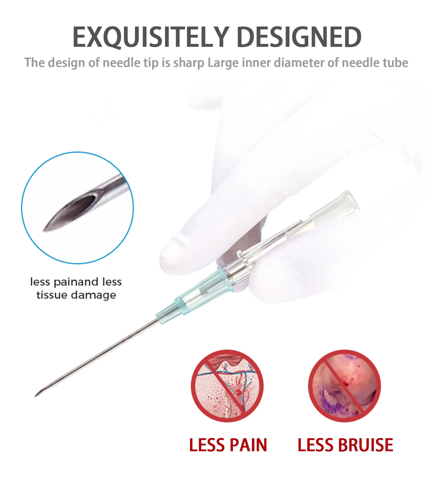 Safety I.v. Catheter Retracting Needle Type 14G-26G