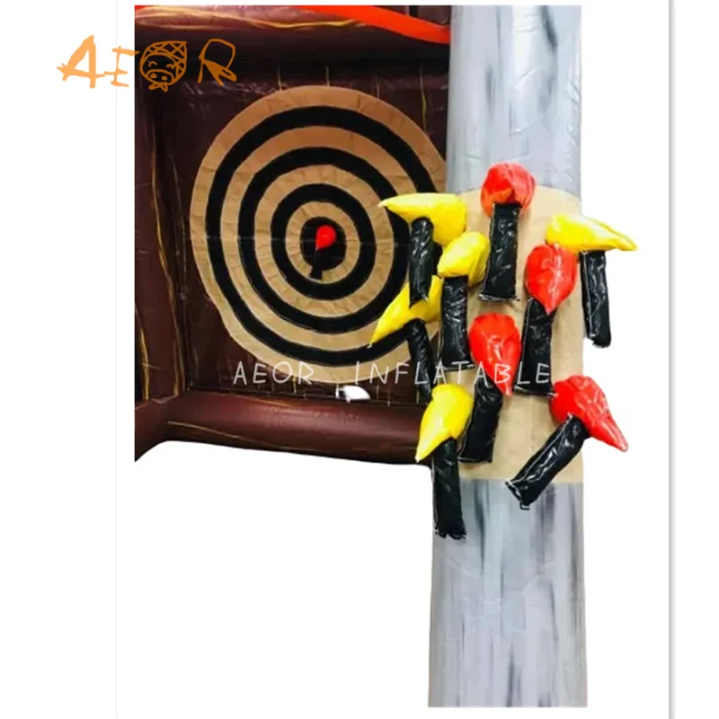 Flying Axe Throwing Interactive Tomahawk Inflatable Sport Game For Kid ...