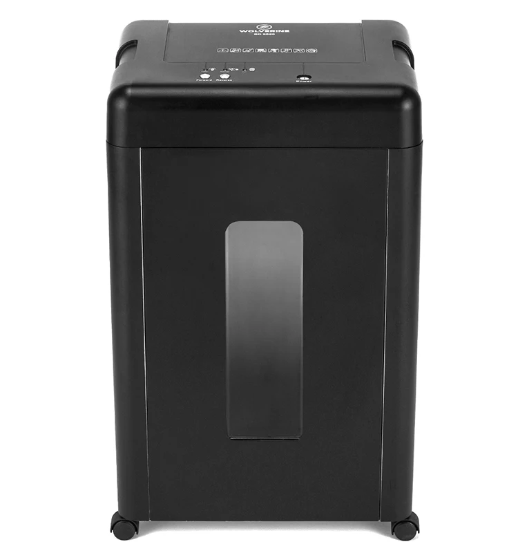 WOLVERINE 15-Sheet Super Micro Cut High Security Level P-5 Heavy Duty ...