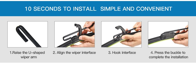 Universal Windshield Normal Rubber Wiper 12-28' Universal Car ...