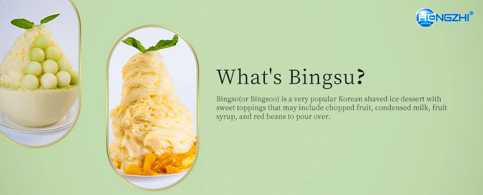 HENGZHI Water/air Cooling Bingsu Machine - Easy to Operate