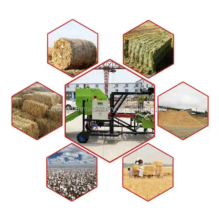 200kg Double Wrapper Silage Press Machine - High Productivity