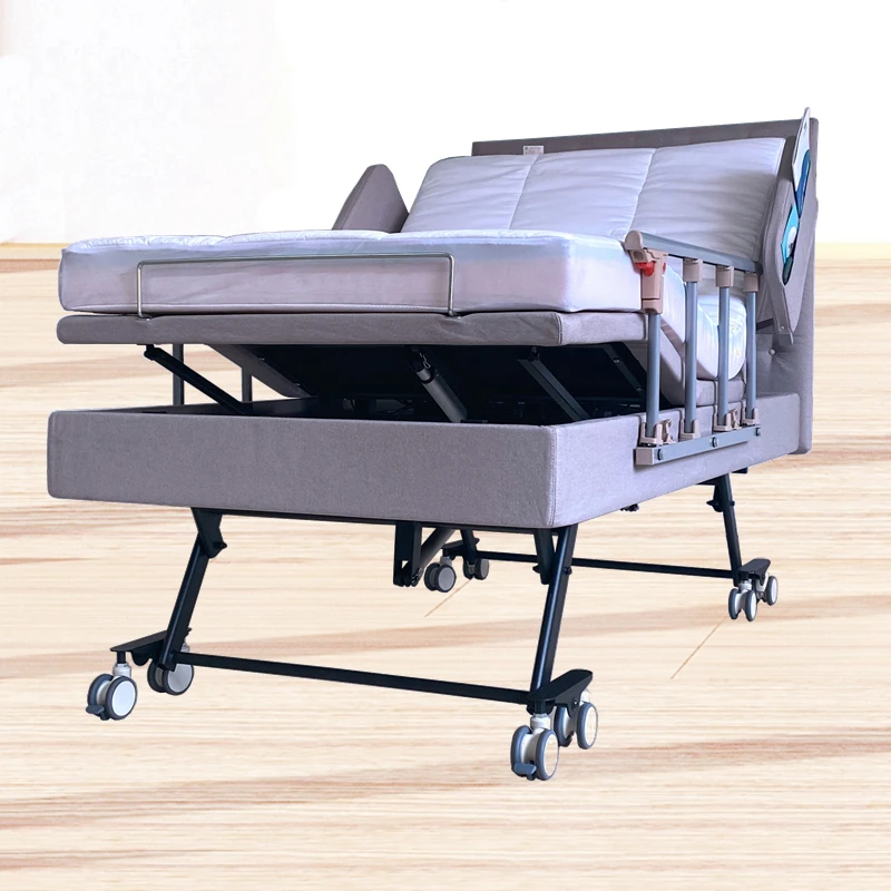 Spare Adjustable Electric Bed Rail Frame Smart Electric Beds Foundation ...