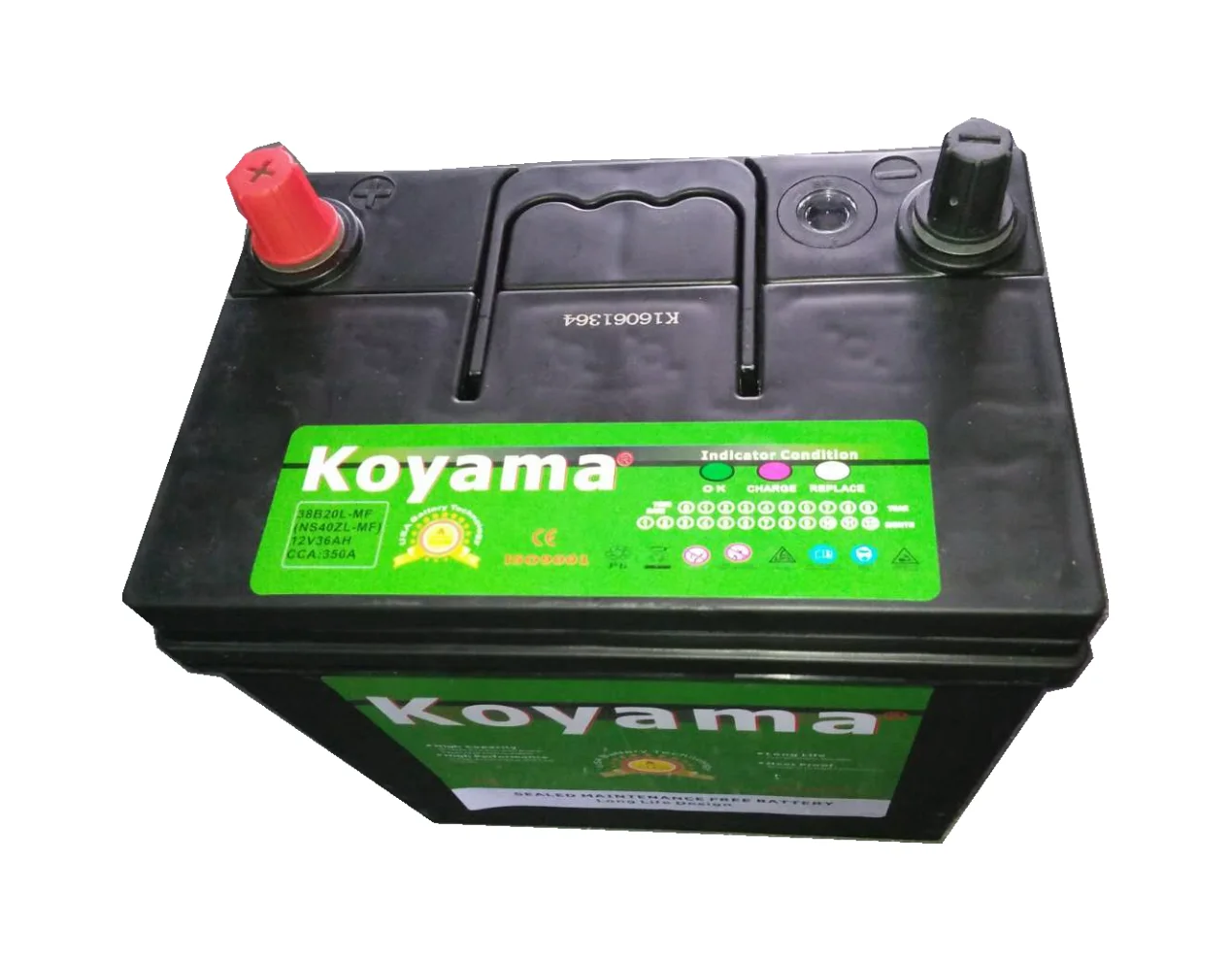 Koyama Sealed Maintenance Free Battery (smf Battery) Mf38b20r 12v35ah ...