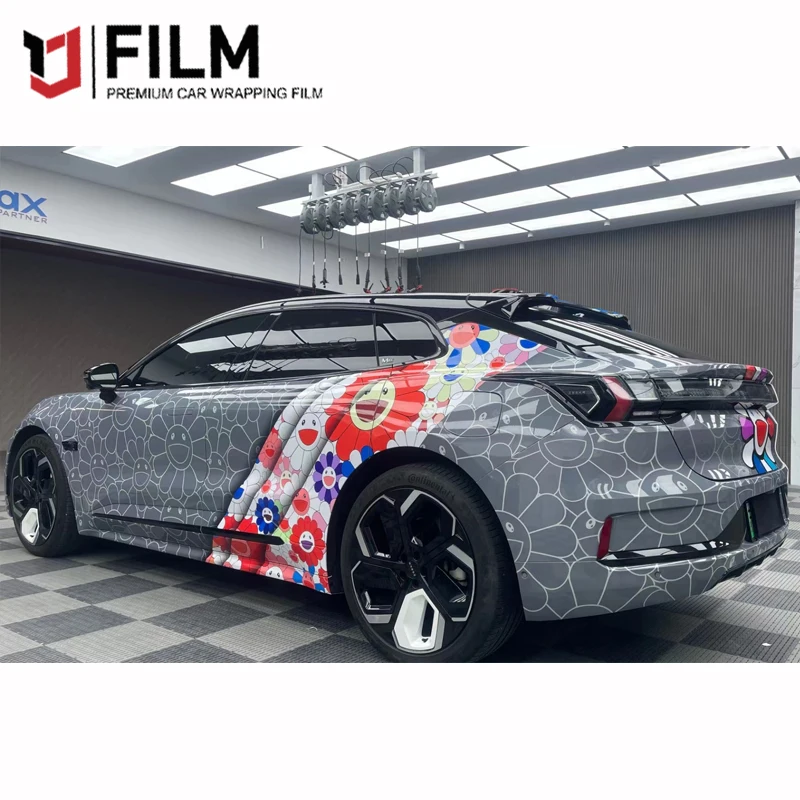 Alibaba.com: Custom Printing Car Vinyl Wrap Sun Flower Vehicle Wrap for ...