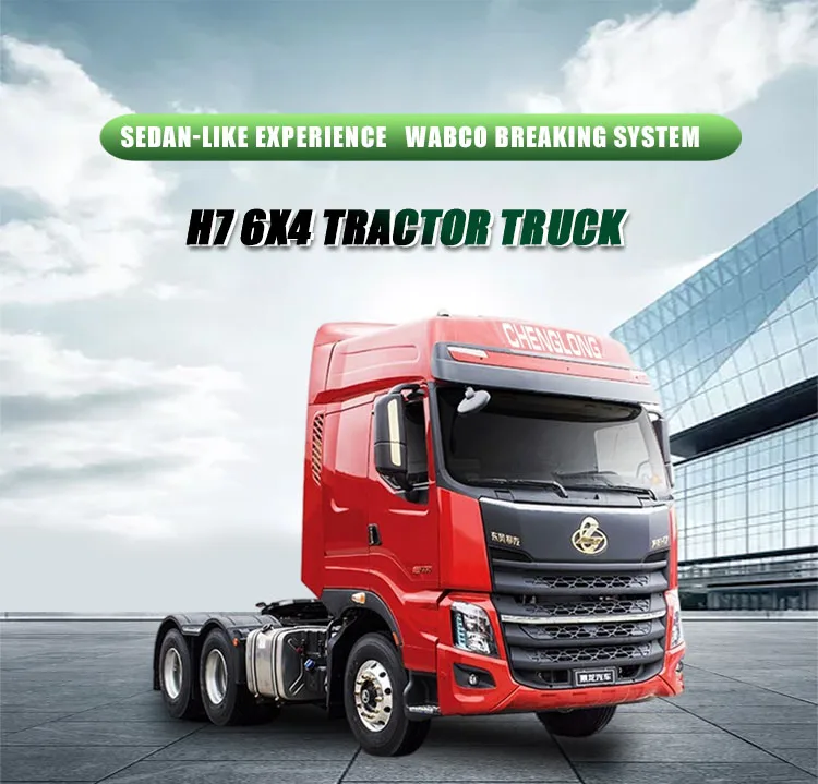 China H7 New Diesel Left Hand Drive Trailer Tractor Head Euro 5 Chassis ...