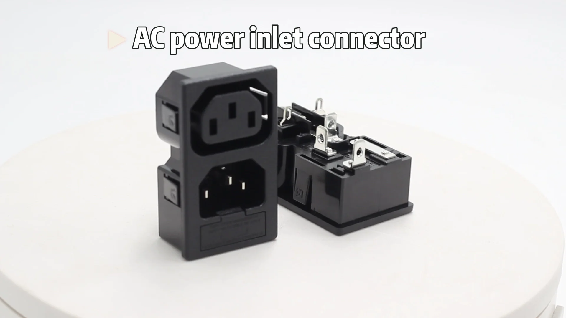 Iec Ac Power Inlet Connector C13 And C14 Ac Socket Plug With Fuse 3 Pin ...