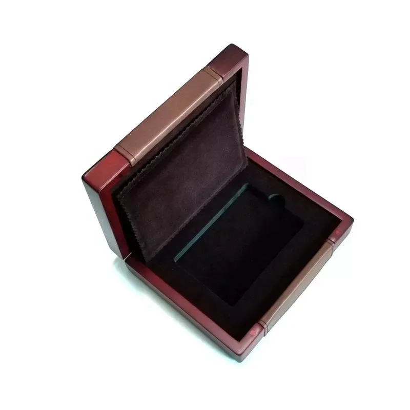 High Gloss Commemorative Coin Wooden Storage Box Exquisite Coin Display ...