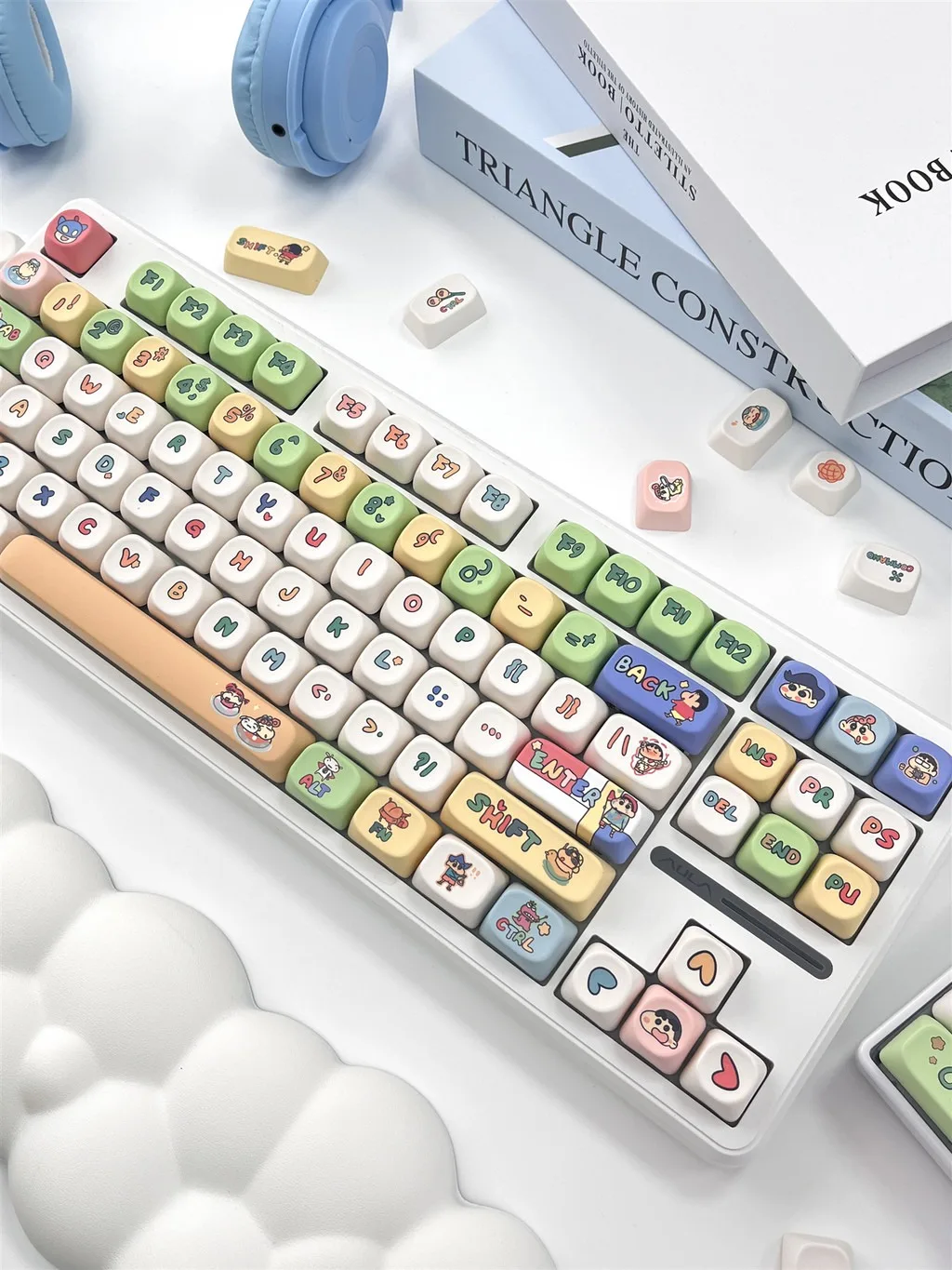 Crayon Shin-Chan Keycap M0A Profile PBT Cute Mechanical Keyboard Caps
