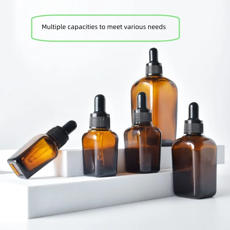 Wholesale Dropper Bottle 10ml 20ml 30ml Essential Oil Bottle Square ...