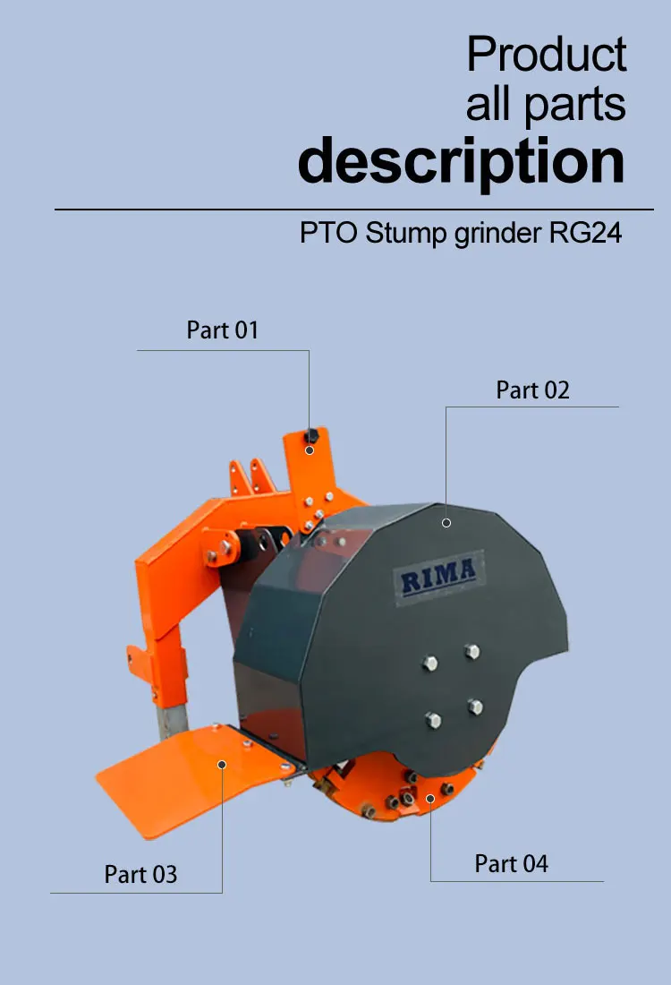 Stump Grinder RG24 - Efficient Tree Removal Solutions