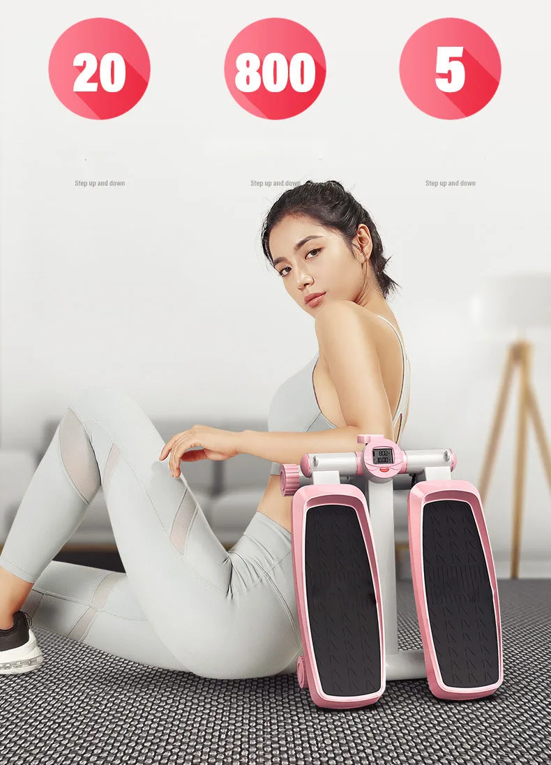 Wholesale Hydraulic Stepper Home Mini Stepper Men and Women Weight Loss Fitness Equipment ...