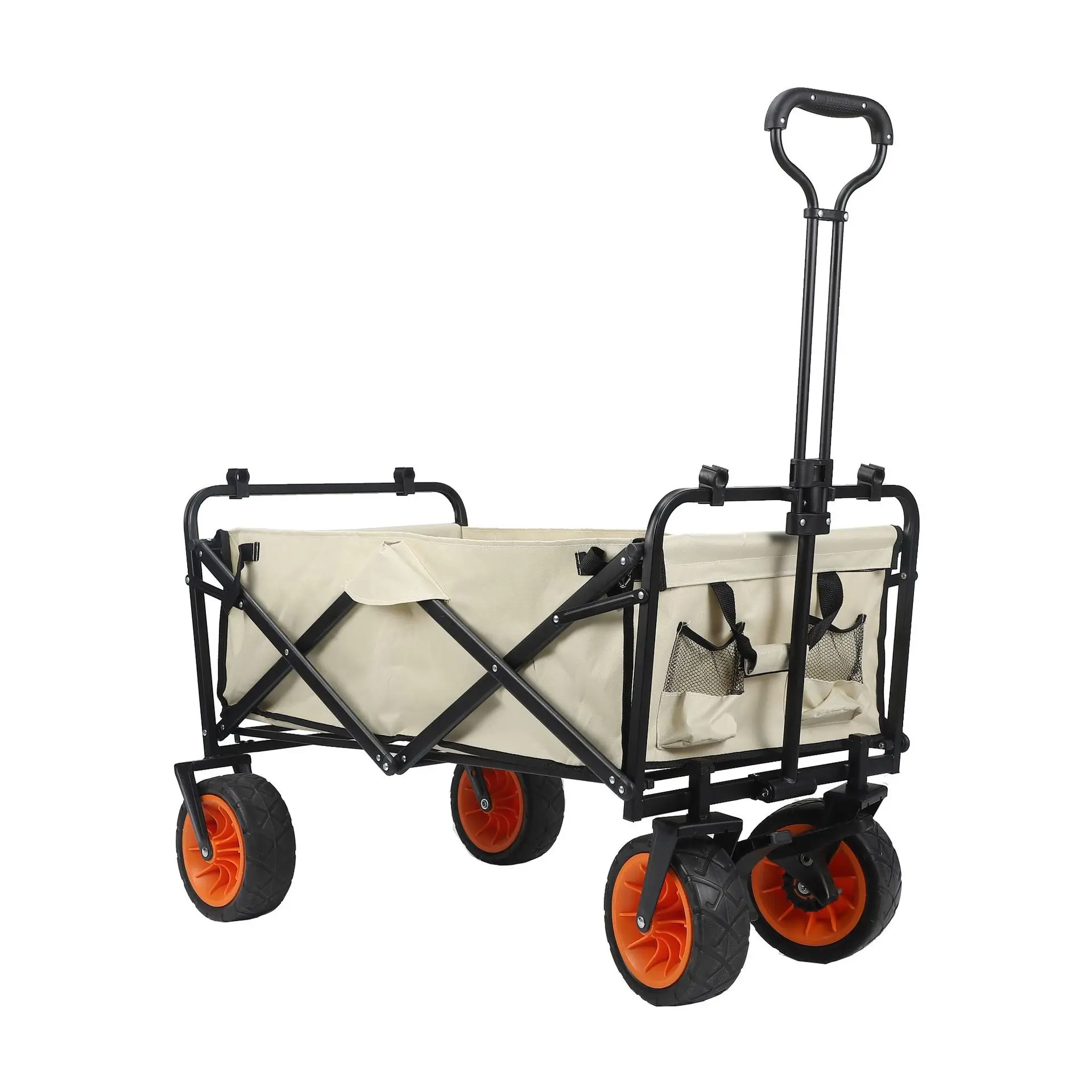 Outdoor Trolley 4 Wheel Camping Folding Hand Cart Multi-function ...