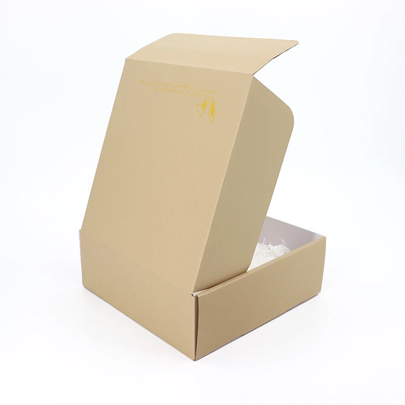Custom Printed Color Open Mailing Boxes Postal Box Adhesive Tear Strip ...