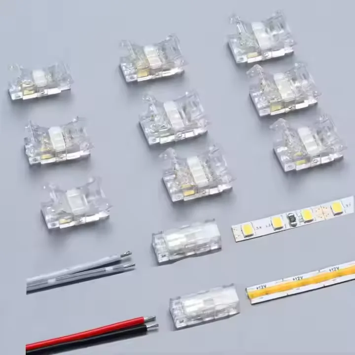 SMD/Cob Led Strip Lights 5MM 8MM 10MM 12V 24V 2Pin Connecting ...