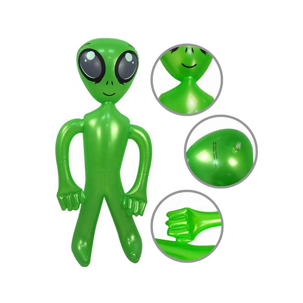 Green Alien Inflatable Jumbo Party Decorations Birthday Halloween Party ...