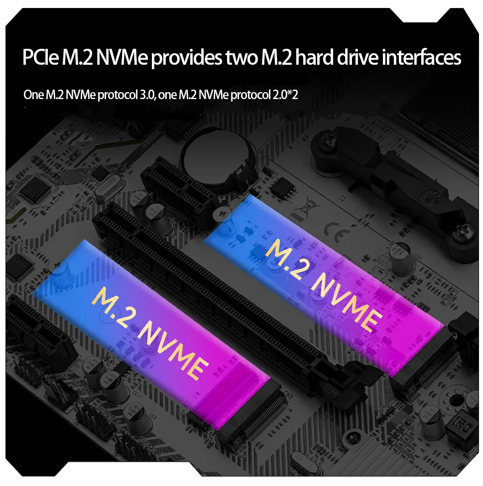 JGINYUE B450I-PLUS ARGB Mini-ITX Motherboard for AMD AM4 CPUs ...