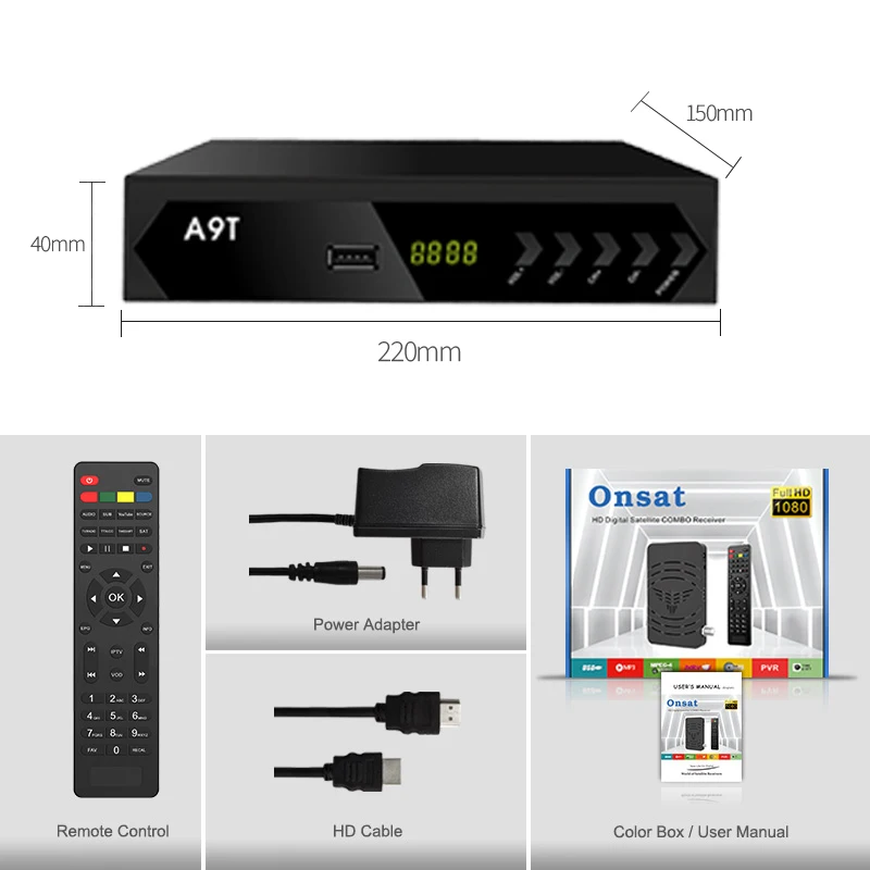 Hd Usb Iptv Dtmb Digital Set Top Box Stb Dvb T2 Tv Receiver Indonesia - Buy Dvb T2 Iptv,Dvb-t2 ...