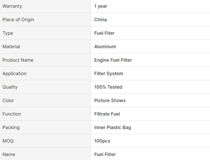Automotive Fuel Filter Oem 4m0127177e 4m0127434e 4m0127434h 9a712743408 ...