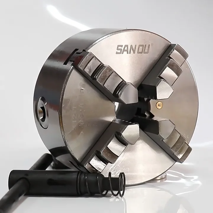 Chuck 130mm Metal Lathe Sanou Precision Of 4 Jaw Self-centering Chuck ...