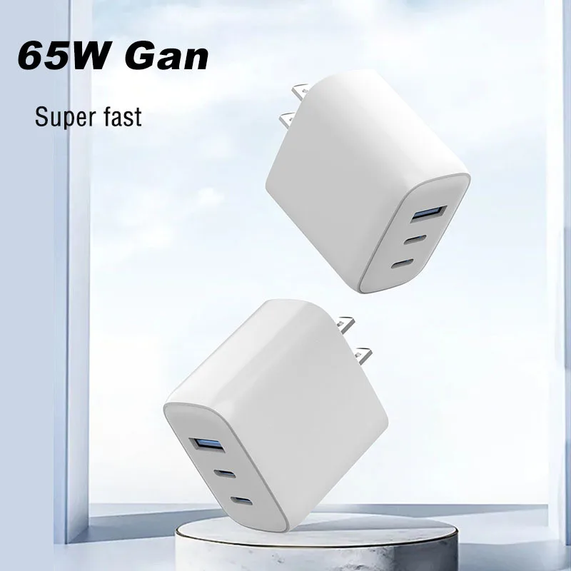 65W Laptop Charger PD Fast Charge 65W US EU KC UKCA AU Plug GaN ...