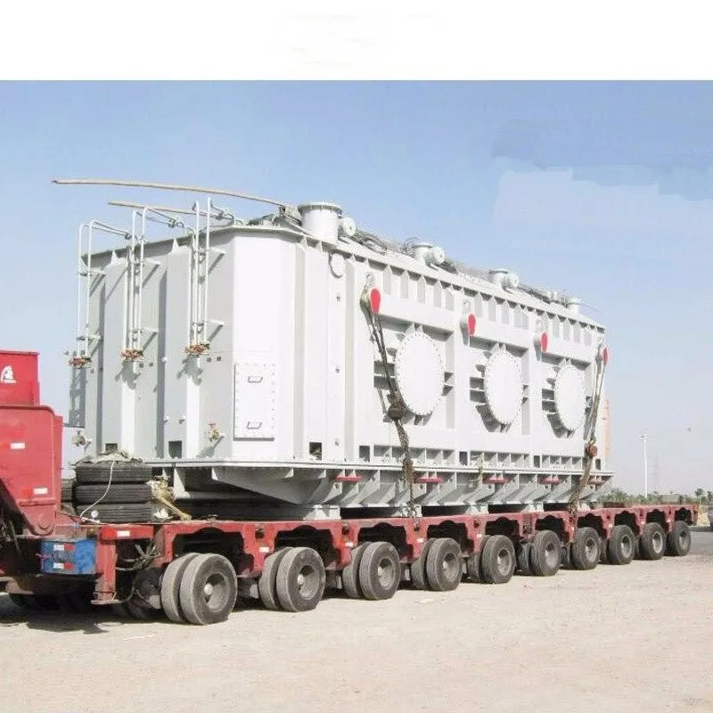 Heavy Hydraulic Multi Axles Low Bed Self Propelled Transporter Trailer ...