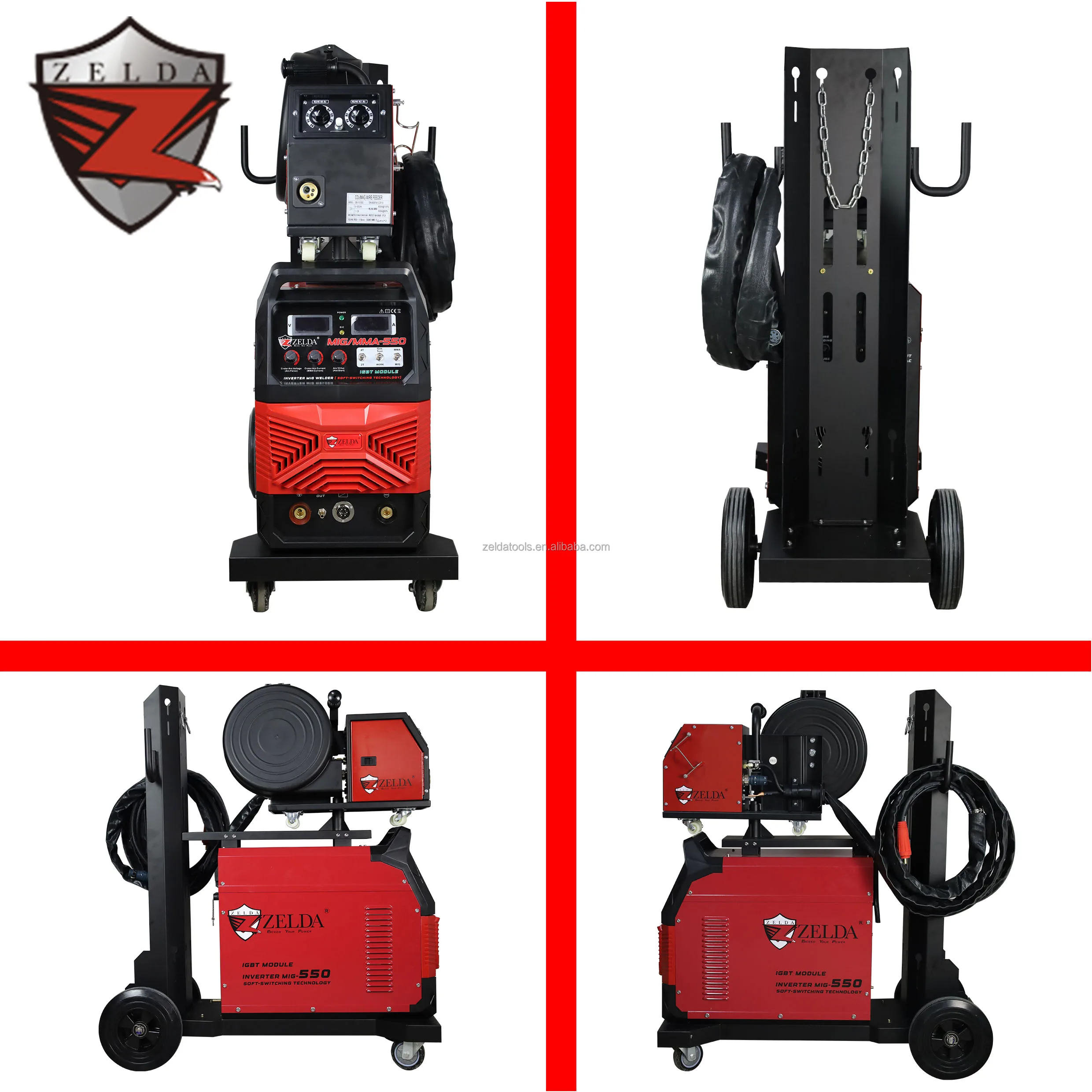 Zelda MIG/MMA-500 Welder - Heavy Duty Inverter Stick Welder