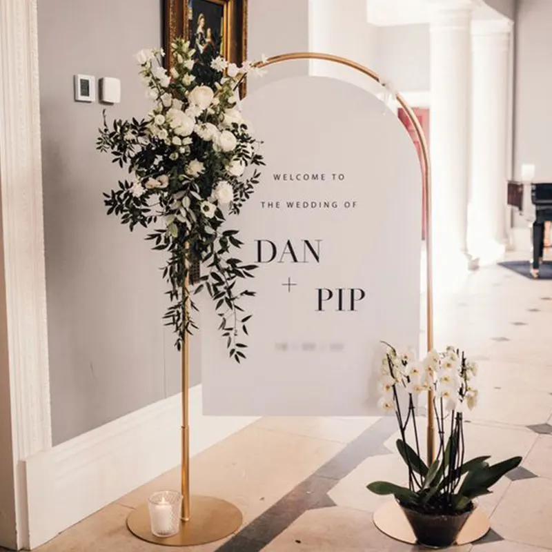 Custom Wedding Arch Frame Welcome Stand Free Standing Wedding Ceremony ...