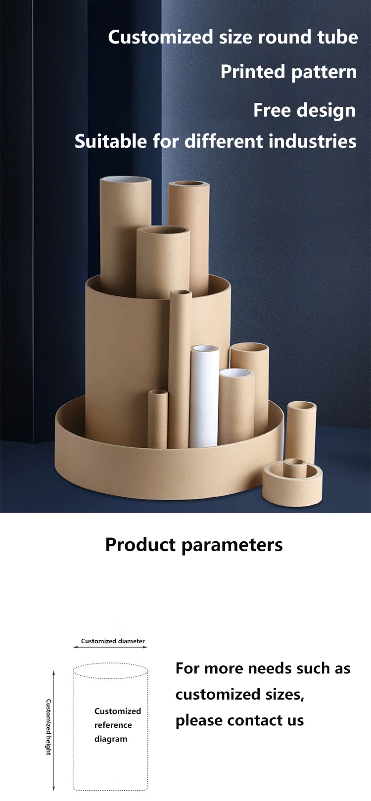 Hot-selling Mailing Paper Tube Transportation Tube Poster Fishing Rod ...