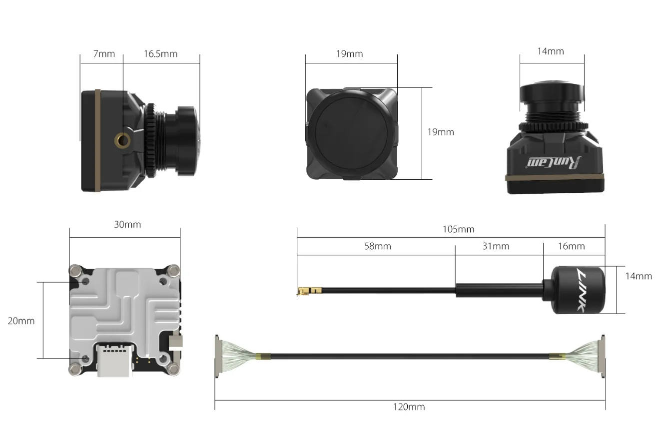 Runcam Link Phoenix Hd Kit 1280*720 60fps Digital Up To 4km 32ms Low ...