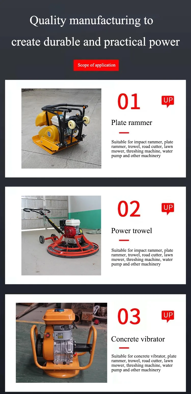 Robin EY15/EY20 5HP Gasoline Engines - High Rigidity & Power