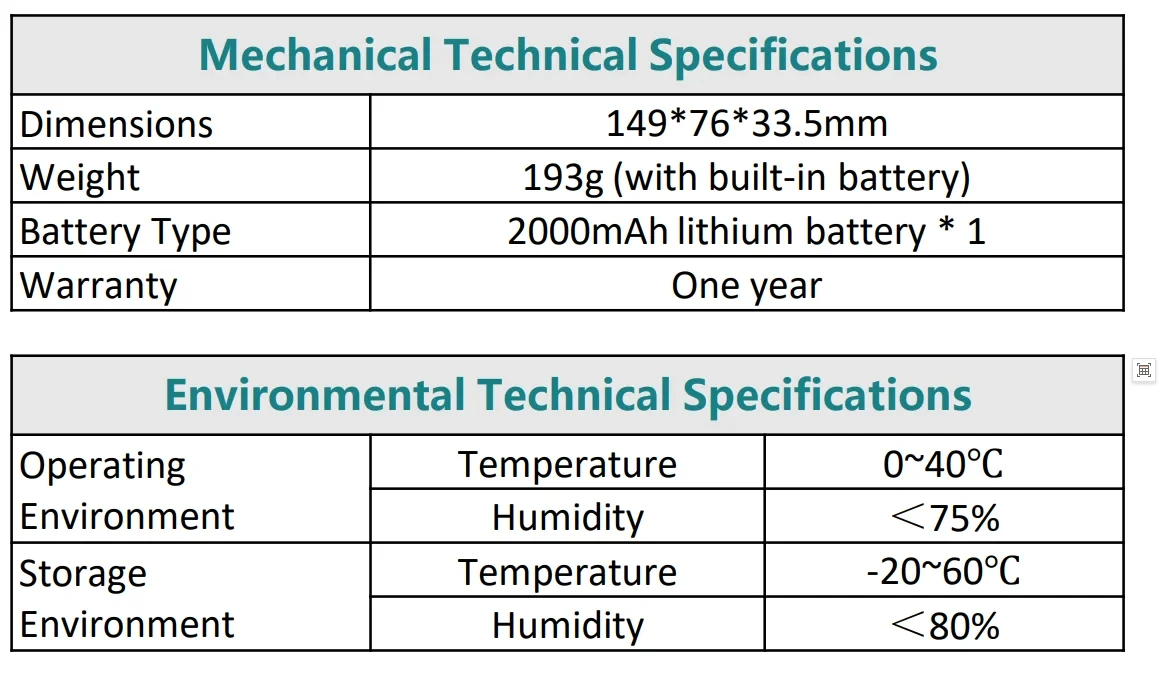 ZOYI ZT-R01 Portable Infrared Thermal Imager & Multimeter - 2-in-1 ...