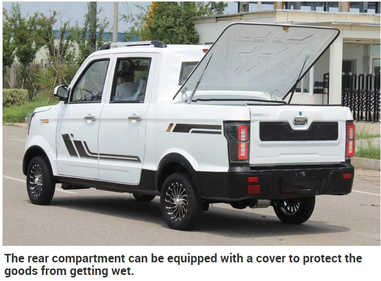 Chang Li Four-Wheel Electric Pickup Truck for Cargo and Passenger - 4 ...