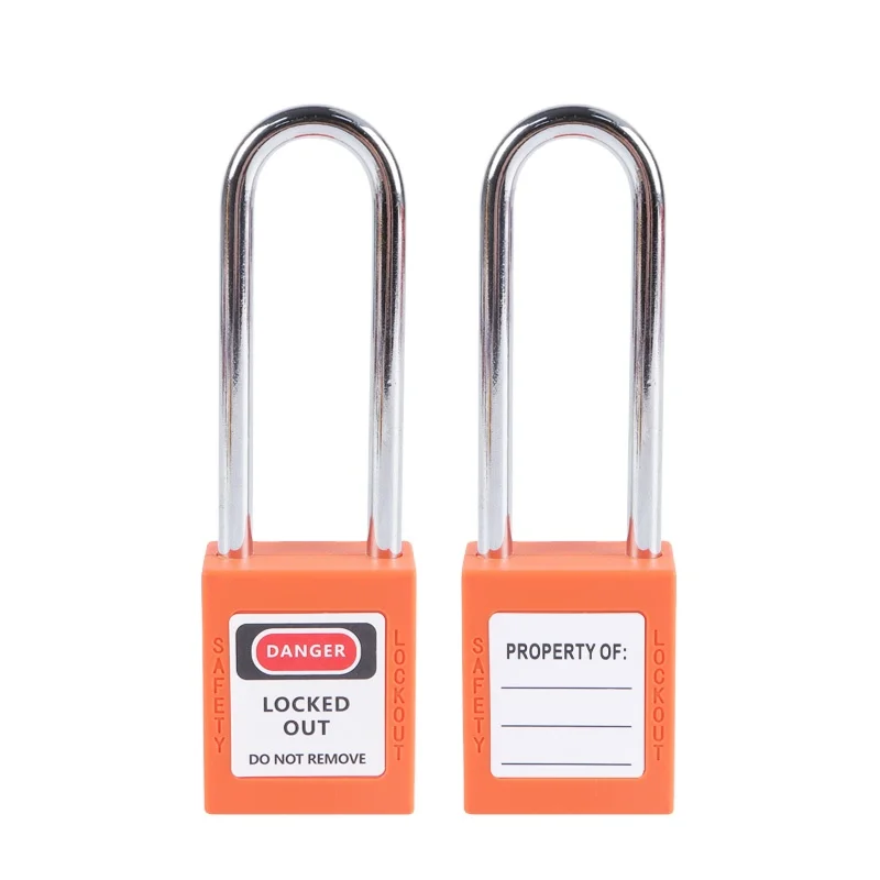 OSHA-compliant Safety LOTO Padlock with 76mm Steel Long Shackle Master ...