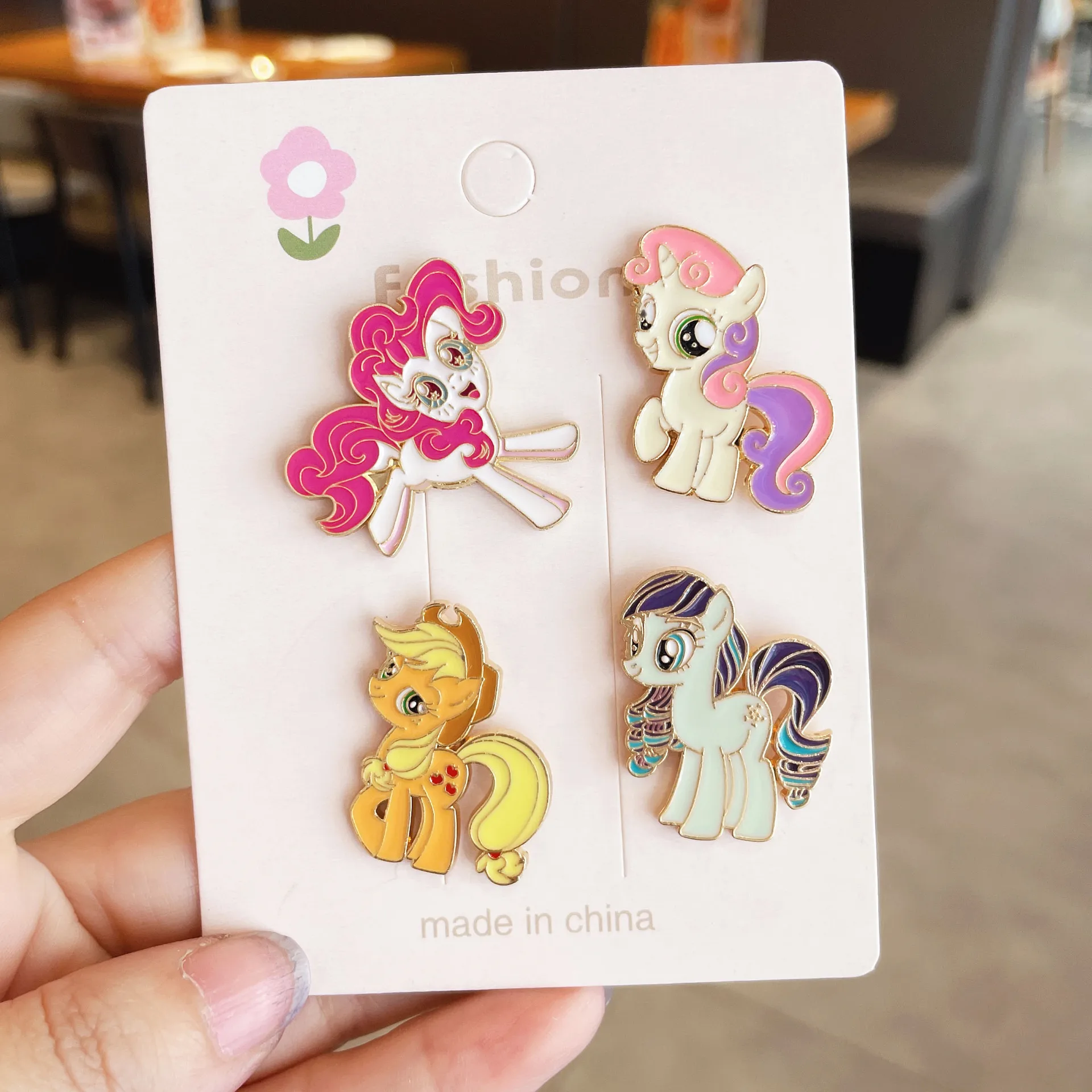 My Horse Little Pony Enamel Badges Modern Style Metal Pins for Fans ...