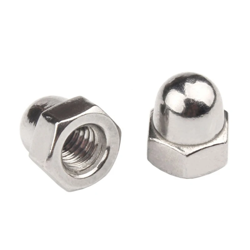 M6 M8 M10 M12 M20 6061 7075 Aluminum Anodized Hexagon Hex Domed Cap Nut ...