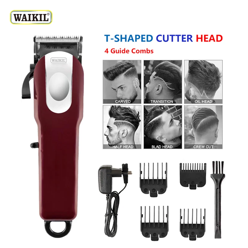 Waikil New Professional Hair Trimmer Best Hair Clipper Barbershop Men ...