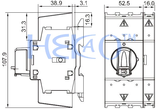 Terminal Shrouds For Modular Low Voltage Load Isolation Switch Terminal ...