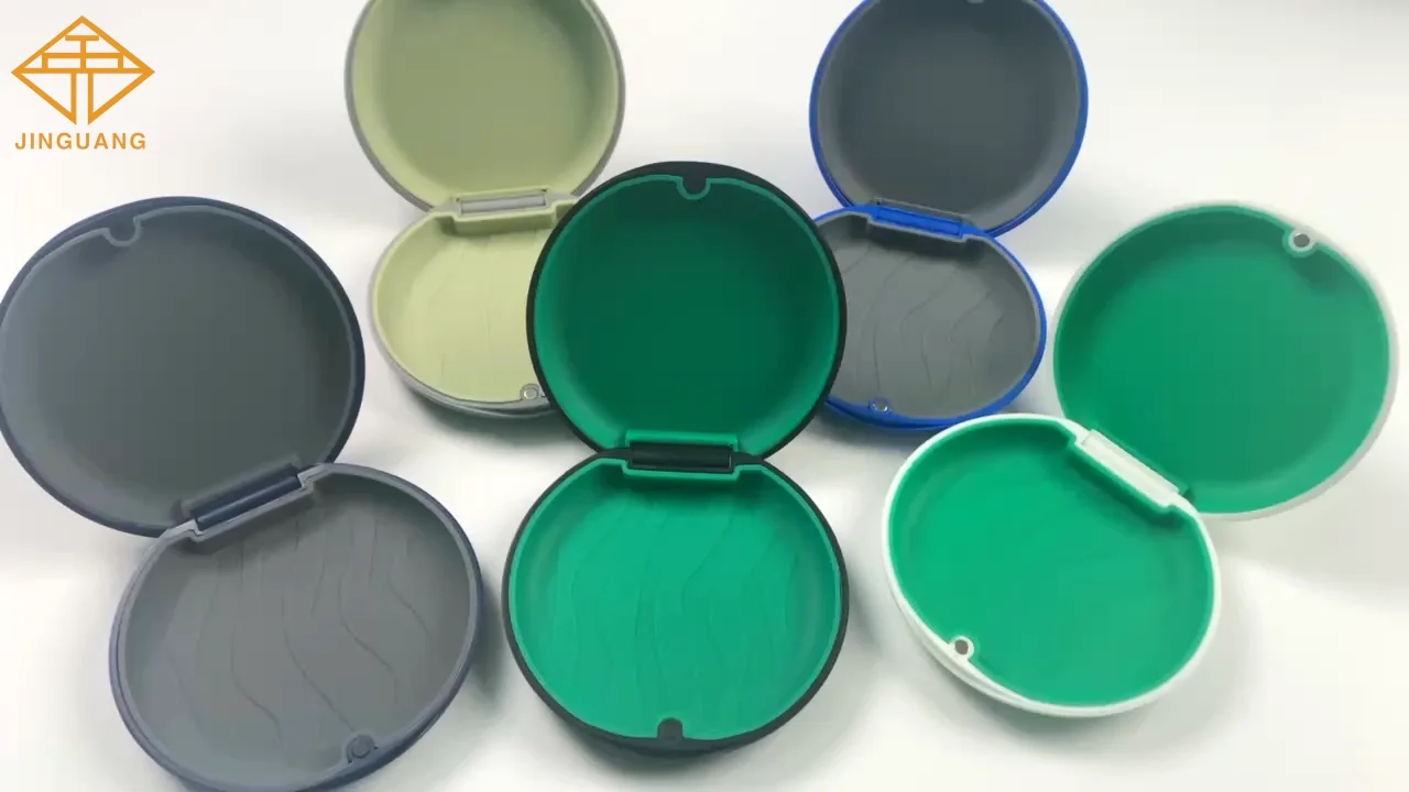 Invisible Aligner And Retainer Box Custom Colorful Slim Dental Magnetic ...