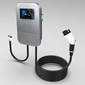 Wall-mounted Charging Stations Rfid 7kw 32a Type 2 Electric Car Ac Ev Charger 7kw 11kw 22kw Ev ...