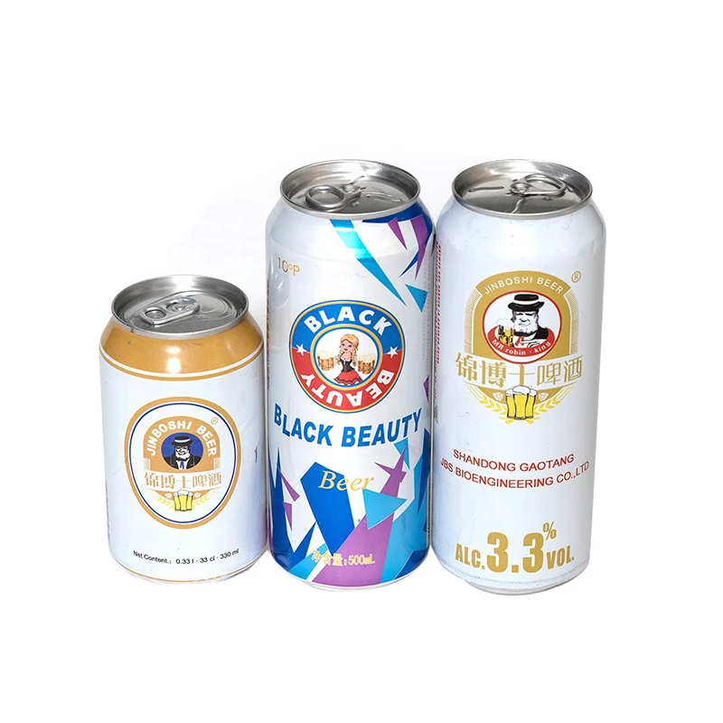 OEM 330ml 500ml Canned Strong Pure Grain Lager Beer