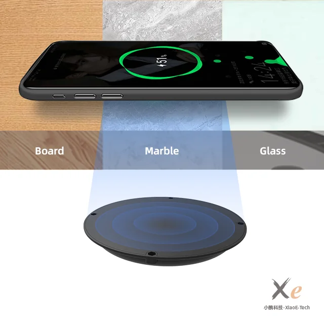 Fast Charging under Desk Wireless Charger - Invisible & Secure