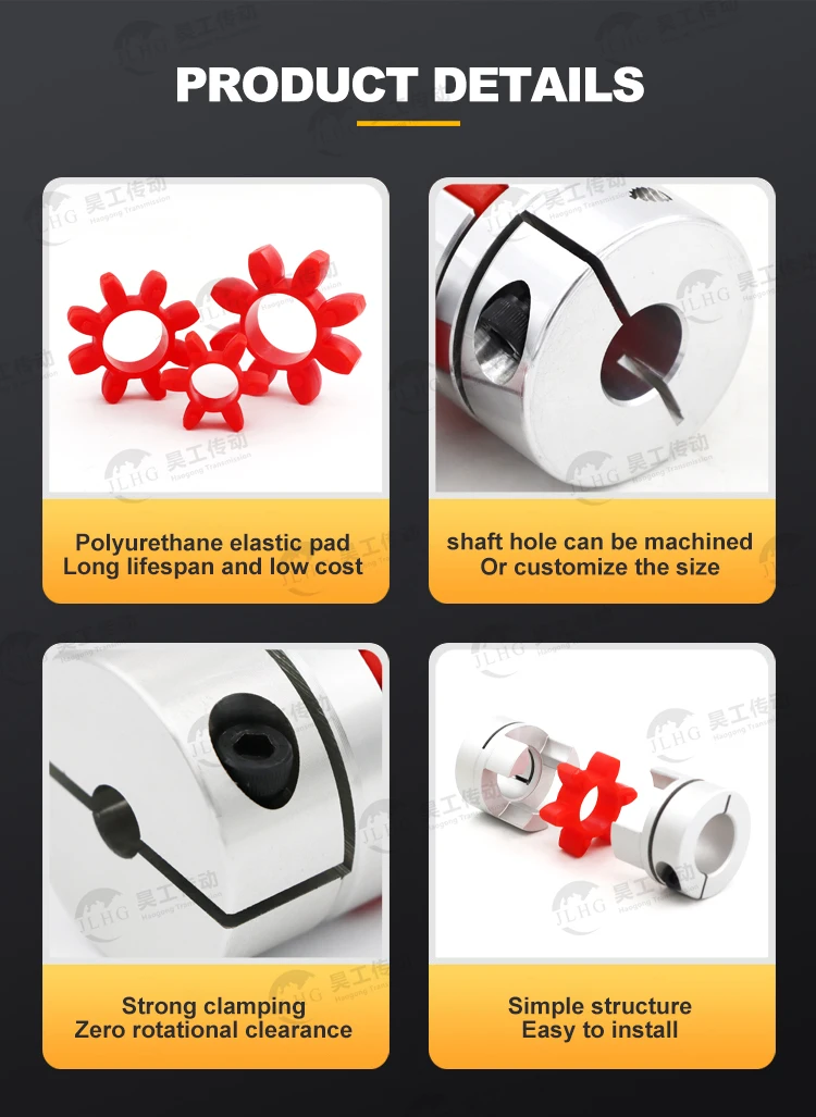 Aluminum Flexible Spider Couplings: 3D Printer & CNC Machine Shaft ...