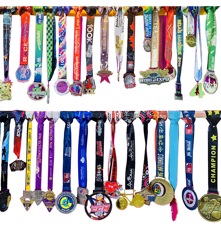 Factory Price Award Medal 3d Manufacturer Antique Gold Silver Red ...